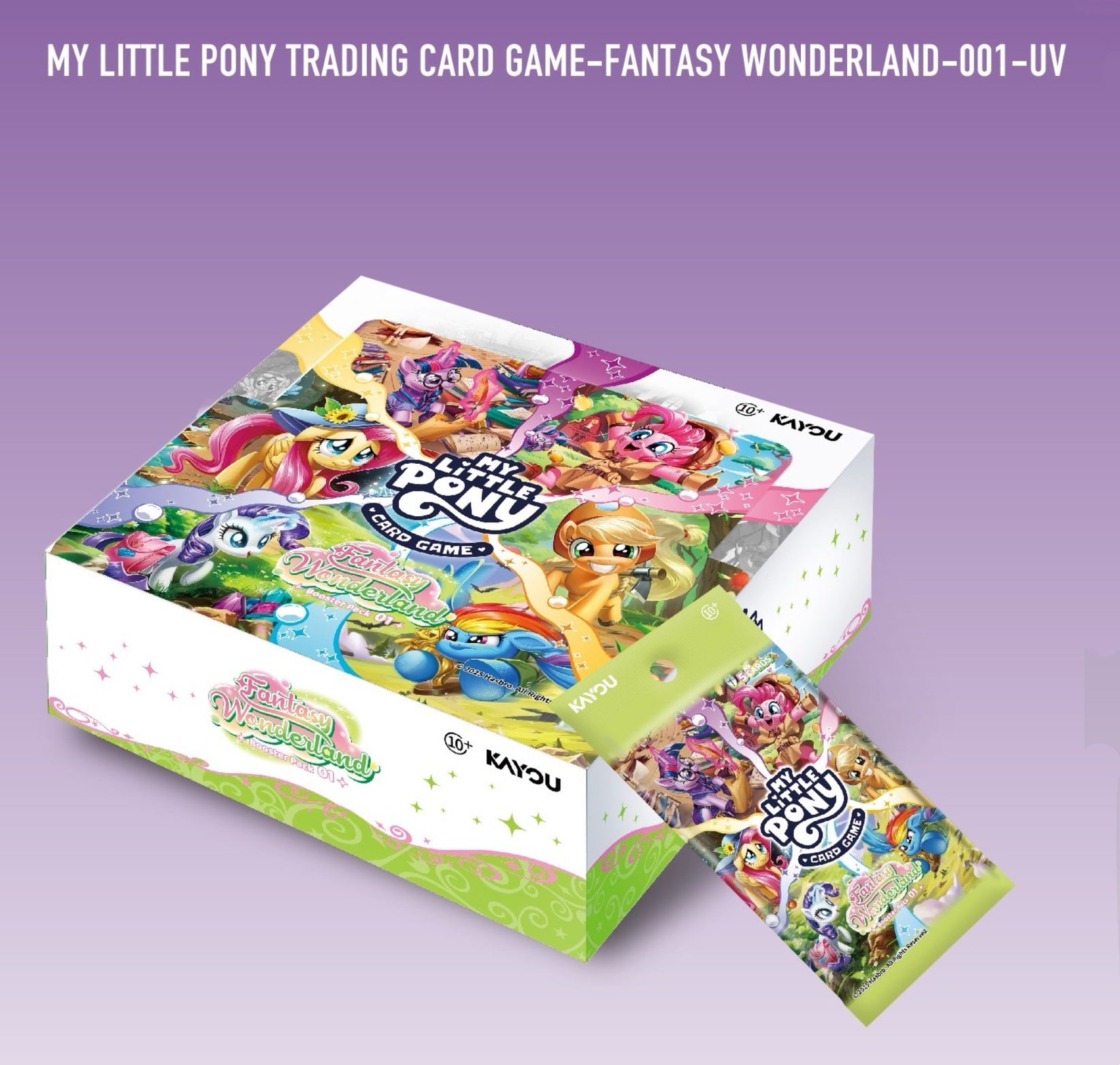 KAYOU My Little Pony Trading Card Game Booster Pack– Fantasy Wonderlan ...